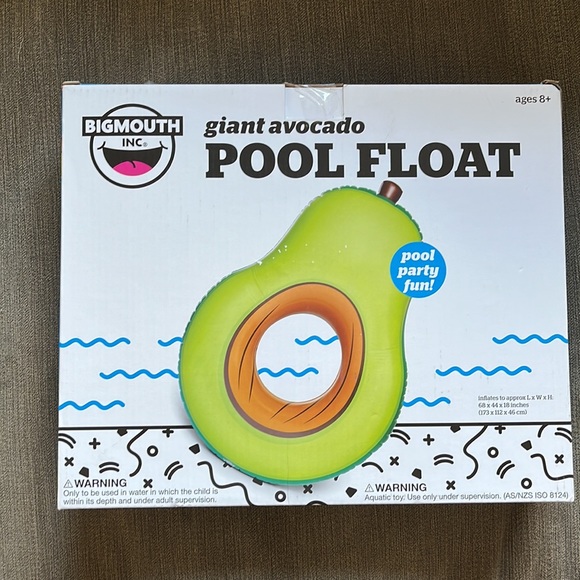 Other | Nwt Giant Avocado Pool Float | Poshmark